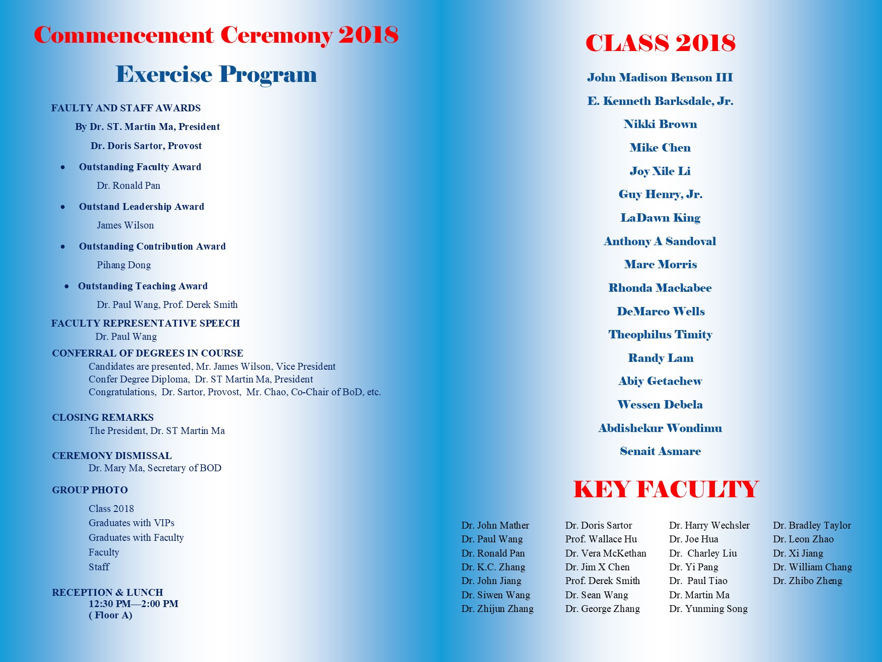 VUST 2018 Commencement - Virginia University of Science & Technology