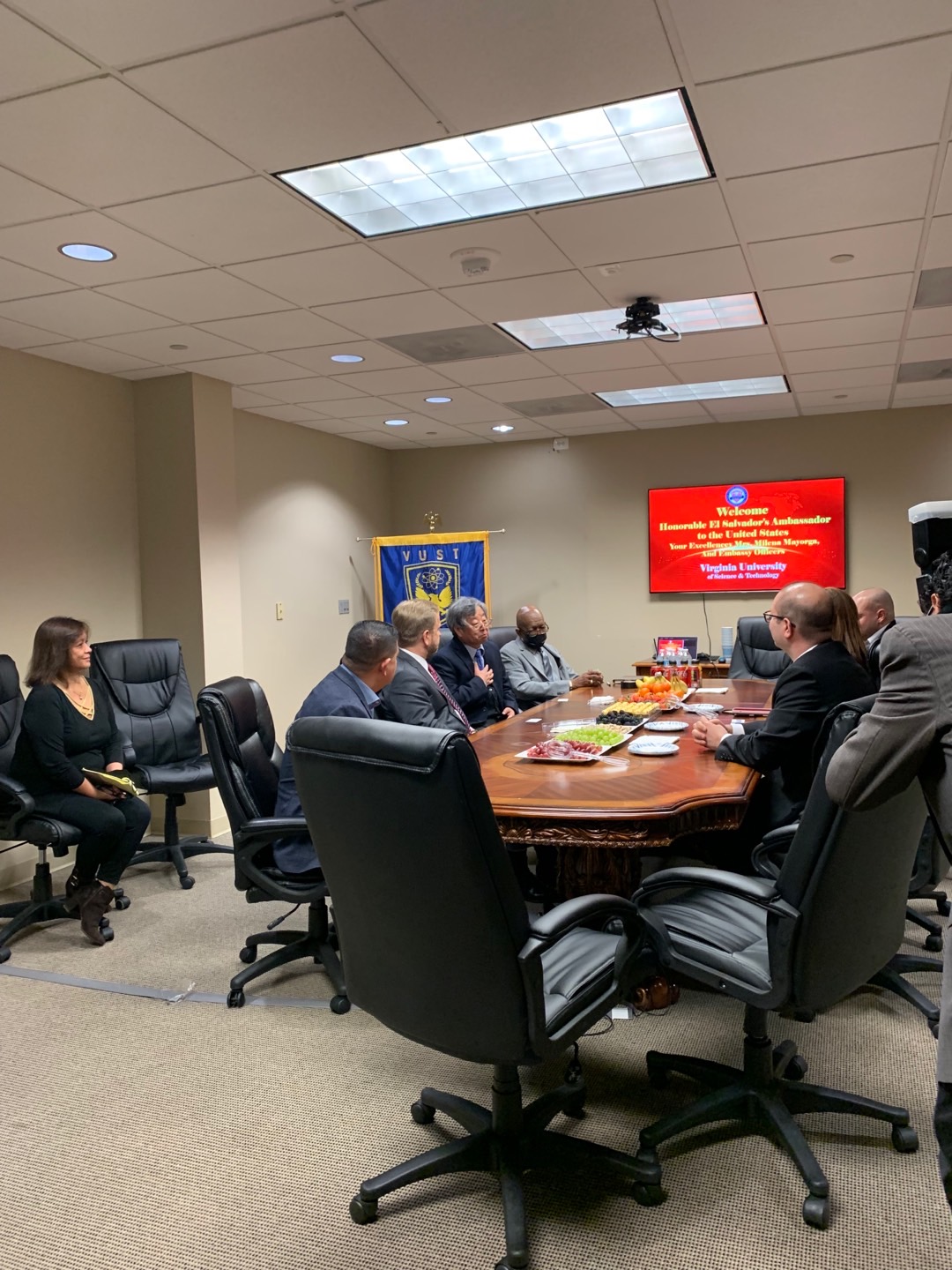 EL Salvador Ambassador Visit VUST - Virginia University of Science ...